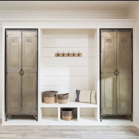 Basement Entrance With Locker Storage