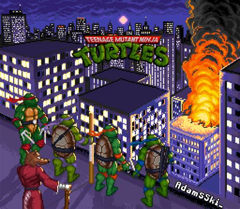 Tmnt Arcade 34th Anniversary By A D Eight On Deviantart