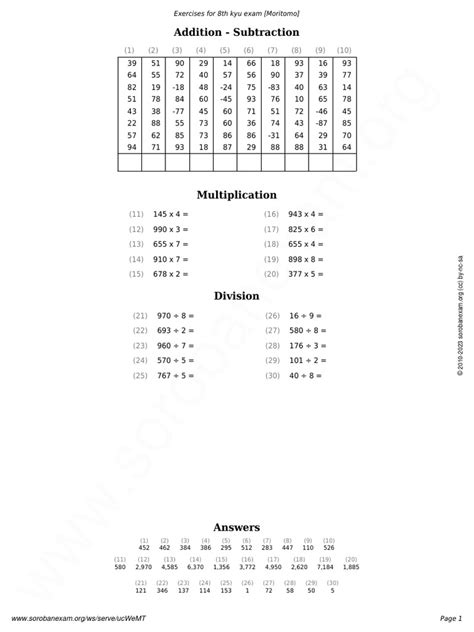 Soroban Exercises Ucwemts Pdf