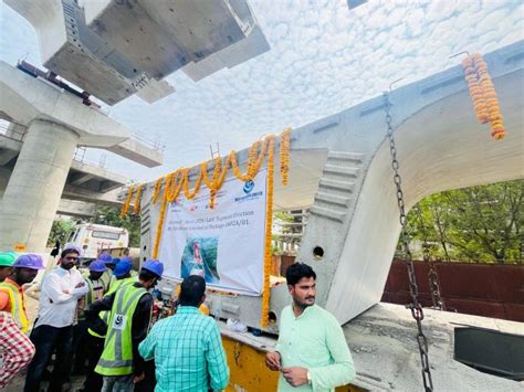 Last Segment Erection Was Successfully Completed In Indore Metro