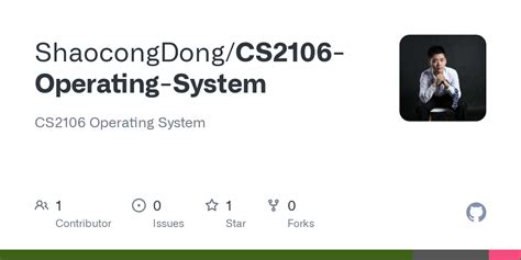 GitHub ShaocongDong CS2106 Operating System CS2106 Operating System