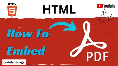 how to embed pdf using embed and iframe tags web designing and development