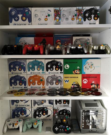 Updated Picture Of My Gamecube Controller Collection Together With Some Other Stuff R Gamecube
