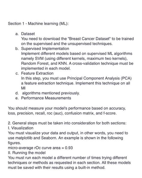Solved Section 1 Machine Learning ML A Dataset You Chegg Com