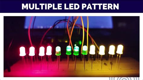 Arduino Uno Multiple Led Light Patterns Group Activity Youtube