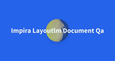 Dhruv1710impira Layoutlm Document Qa At Main