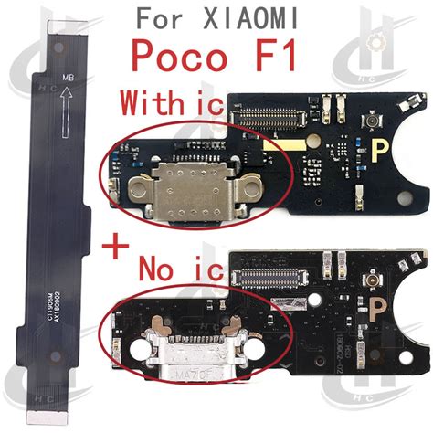 New For Xiaomi Poco F1 Charger USB Connector Dock Charging Port Jack Board Flex Main Board