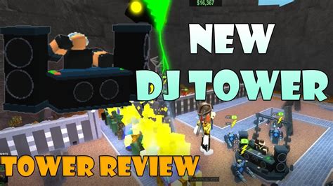 New Dj Tower Better Than Commander Reviews Tower Battles Roblox