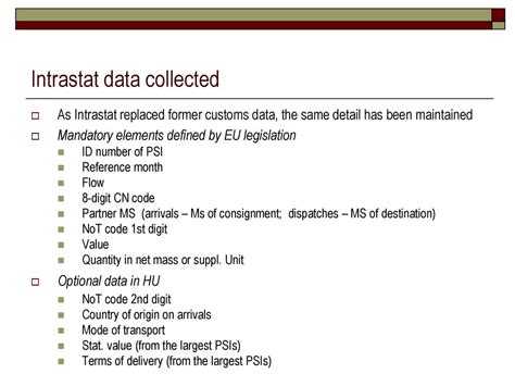 International Trade in Goods Statistics in the EU Lídia Bassó ppt download