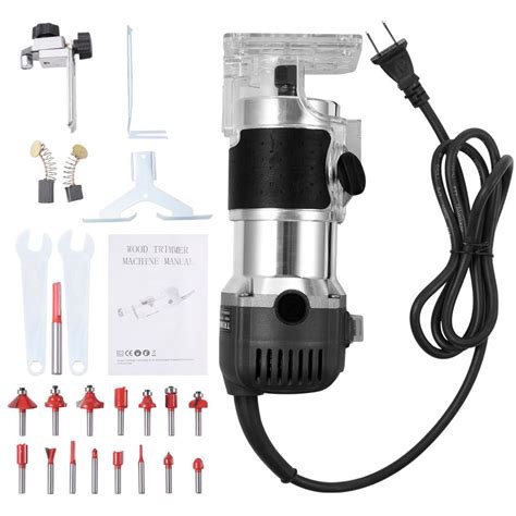 Goxfaca Palm Router Variable Speed Wood Router Collets Compact Router