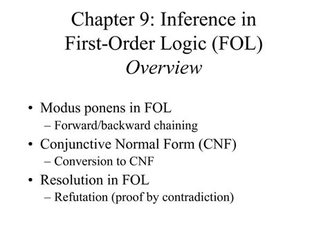 Ppt Generalized Modus Ponens With Resolution Powerpoint Presentation