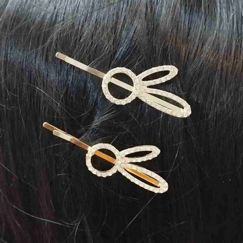 قیمت و خرید سنجاق مو دخترانه مدل خرگوش مجموعه دو عددی