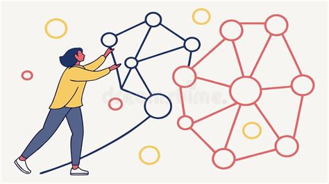 People Building A Network Collaboration And Connection Vector Design Generative Ai Stock