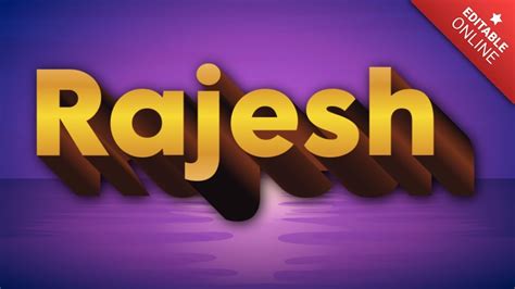 Rajesh 20th Century Fox Text Effect Generator