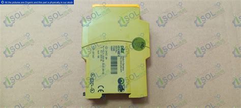 Pilz Pze X4 24vdc 4s Safety Relay Module 4no 5a 24vdc Made In Germany