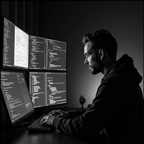 Free Code In Darkness Photo Coding Programming Hacker Download At Stockcake
