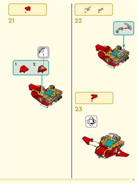 LEGO Instructions For Set Erlang S Celestial Mech Monkie Kid