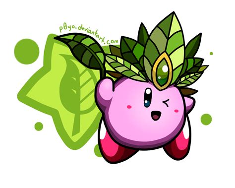 Leaf Kirby By P0yo On Deviantart Kirby Kirby Games Kirby Character
