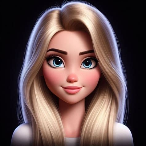 Girl With Blonde Hair Cartoon Blonde Cartoon Characters Profile Pic