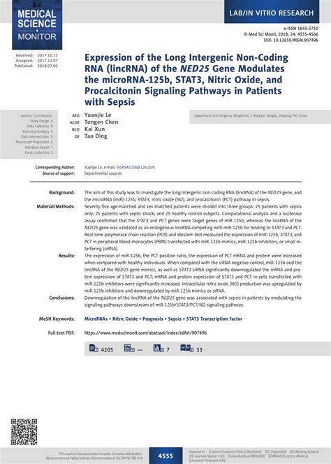 pdf expression of the long intergenic non coding rna lincrna of the