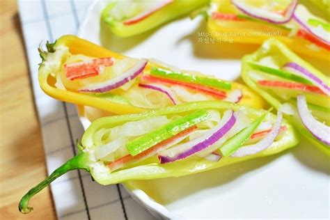 아삭한 고추샐러드 고추소박이