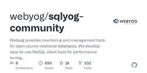 Github Webyogsqlyog Community Webyog Provides Monitoring And