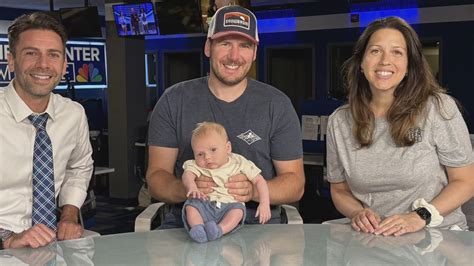 Amanda Hill And Her Husband Visit News Center Maines Newsroom For