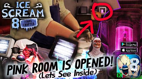 Finally The Pink Room Is Opened To Explore🥳 Ice Scream 8 Gameplay