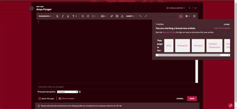 How Do I Create A Wiki Page Fandom