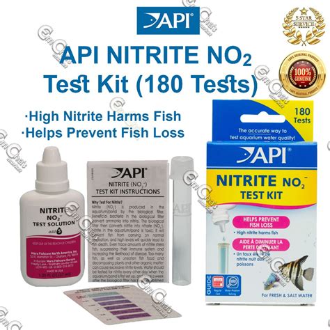 Api Branded Accurate Nitrite Test Kit 180 Tests Plnt Fmed No2 Test Kit Shopee Philippines