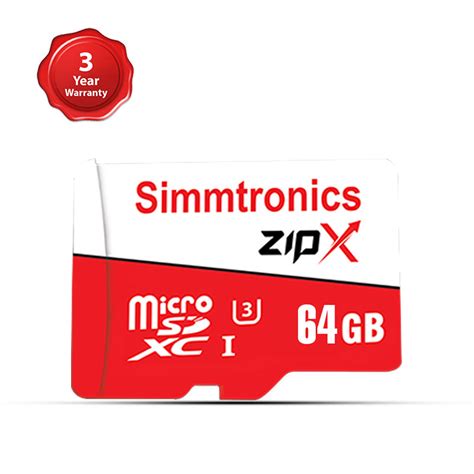 64gb Zipx Memory Card Simmtronics 64gb Zipx Memory Card Simmtronics