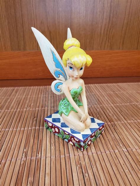 Jim Shore Disney Tinkerbell Figurine Etsy Tinkerbell Figurines Disney