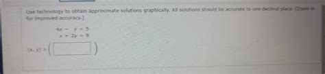 solved find all solutions of the given system of equations