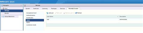 Add An ESXi User And Assign A Role VSphere Web Client Virtualization Spiceworks Community