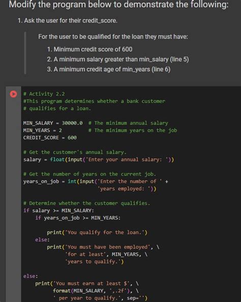 Solved Modify The Code In Python Thank You Activity