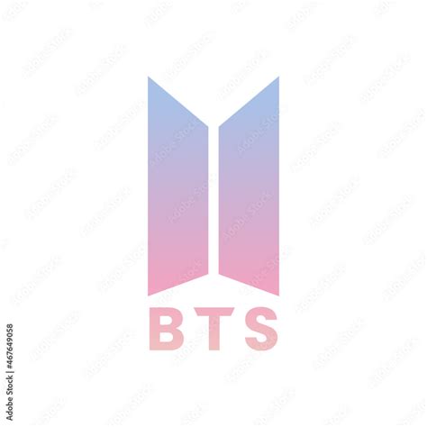 Bts Logo Kpop Logo Bangtan Sonyeondan Logo Icon Illustration Stock