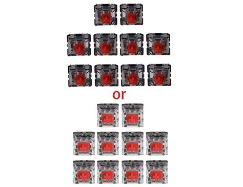 Mechanical Keyboard Red Switch Linear Switches Trigger Quick Shaft 10