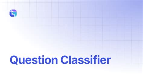 Question Classifier Glik