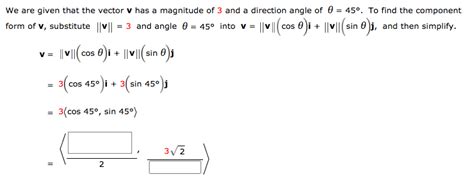 Solved Use The Dot Product To Find The Magnitude Of U U
