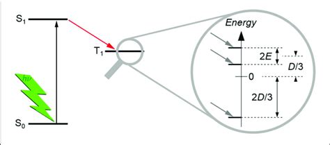 Zero Field Splitting Of The Energy Levels Of A Triplet State Download Scientific Diagram