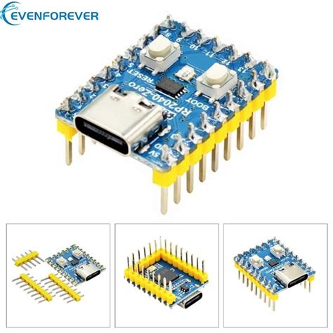 Ev ต้นฉบับสําหรับ Pico บอร์ดพัฒนาโมดูล Rp2040 Zero Microcontroller Core Cortex M0 โปรเซสเซอร์