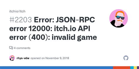 error json rpc error 12000 api error 400 invalid game