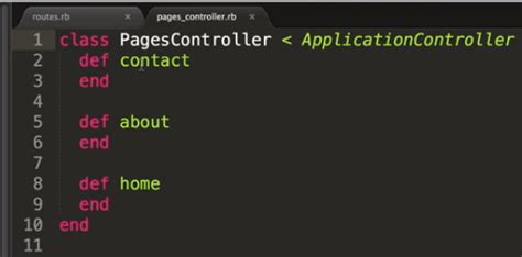 custom routes for pages in a rails application