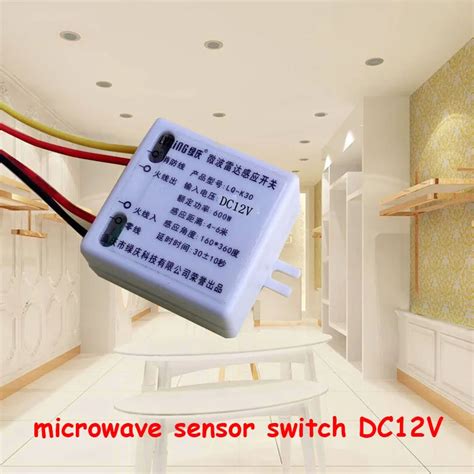 Mini Dc12v Microwave Radar Smart Motion Sensor Light Microwave Switch