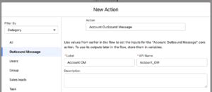 Send Outbound Message From Flow In Salesforce Apex Hours
