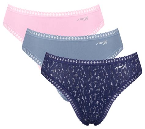 Sloggi Go Crush Dames High Leg 3 Pack Multiple Colours 4 V004 Voordelig