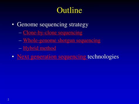 Ppt Genome Sequencing And Assembly High Throughput Sequencing
