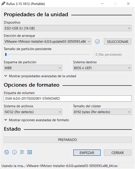 Actualizar Host Vmware Esxi De La Versión 5 5 A La 6 0 Mediante Pendrive Proyecto A