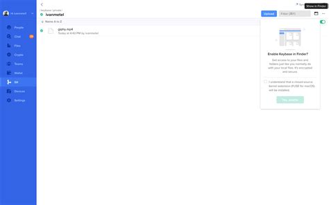 access to the keybase folder on may mac · issue 24376 · keybase client