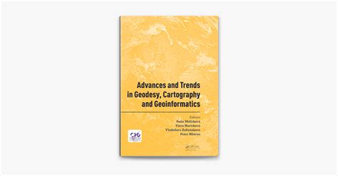 ‎advances And Trends In Geodesy Cartography And Geoinformatics En Apple Books